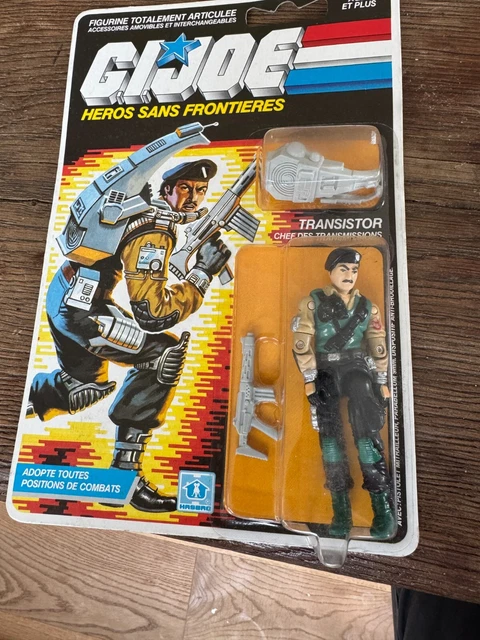 GI JOE HEROS Sans Frontieres Transistor Hasbro 1987 Ref 9673 01 Neuf ...
