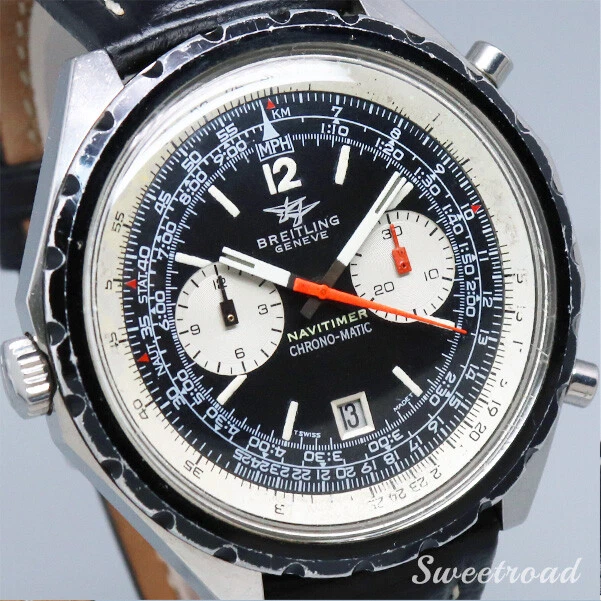 BREITLING NAVITIMER REF.1806 Chronograph Automatic Mens Watch Auth ...
