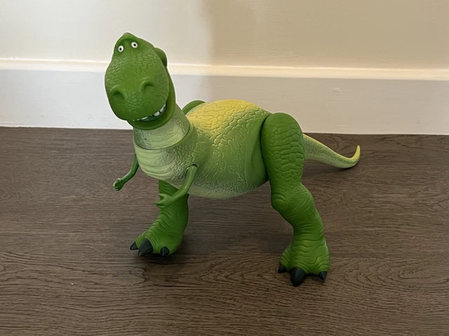 DISNEY PIXAR TOY Story Rex Thinkway Toys Figure T-Rex Dinosaur Poseable ...