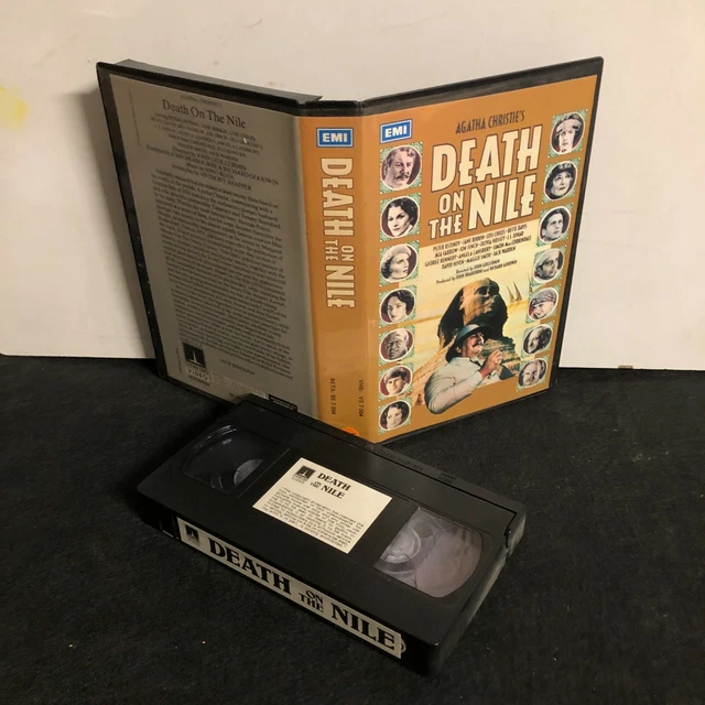 DEATH ON THE NILE Rare EX-RENTAL VHS VIDEO THORN EMI Cult AGATHA ...