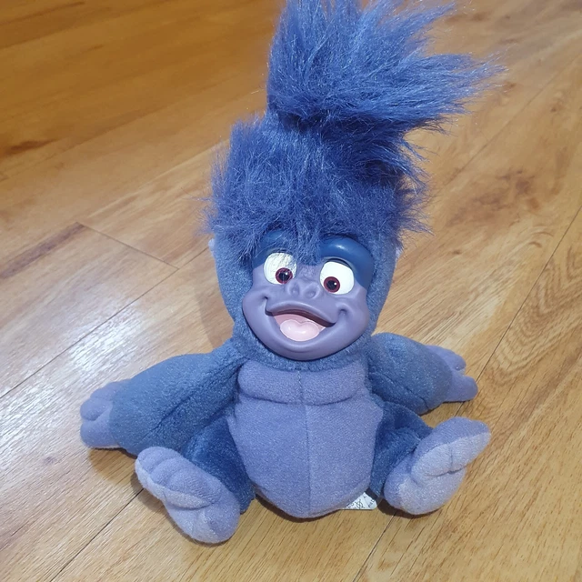 DISNEY TARZAN YOUNG Terk Gorilla Plastic Face Soft Toy Vintage Plush £ ...