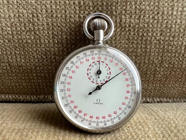 ANTIKE OMEGA STOPPUHR Kaliber 181 Stop Watch 30 SEK 15 MIN - 50 mm von ...