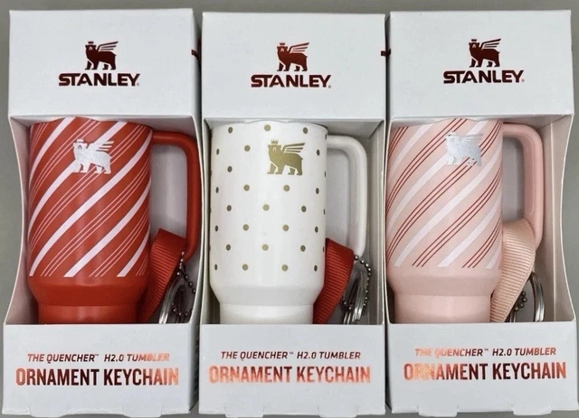 STANLEY CUP KEYCHAIN/CHRISTMAS Ornaments- Set Of 3 (2025) New £63.95 ...