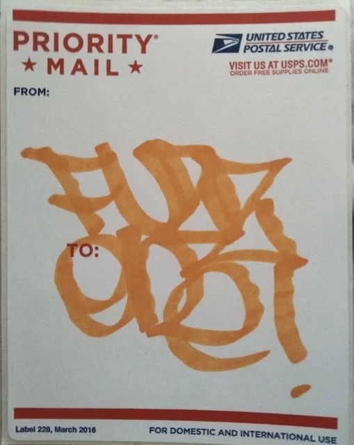 FUZZ ONE STICKER USPS GRAFFITI STREET ART DONDI/RD357/TKID/CRASH/DAZE ...