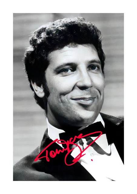 TOM JONES 5 A4 reproduction autograph photograph picture poster choice ...