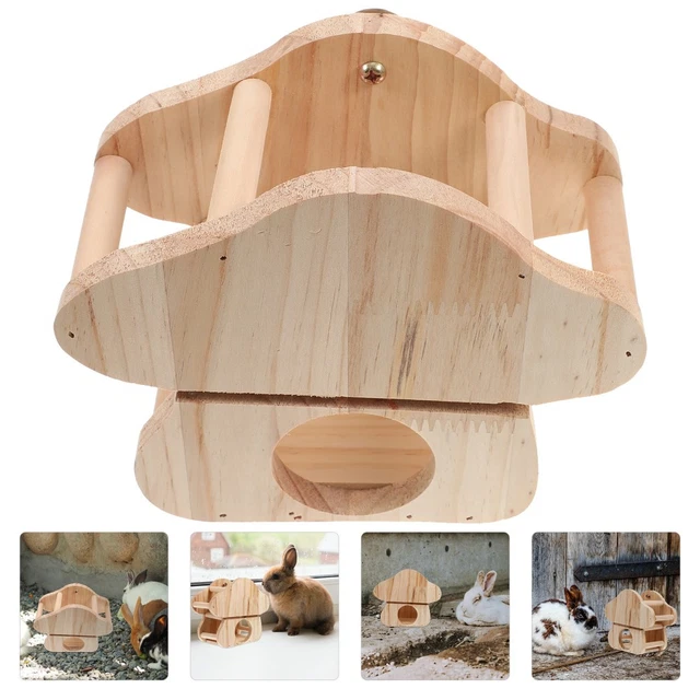 BUNNY HAY FEEDER Holder for Rabbit Cage Container Rabbits Storage $25. ...