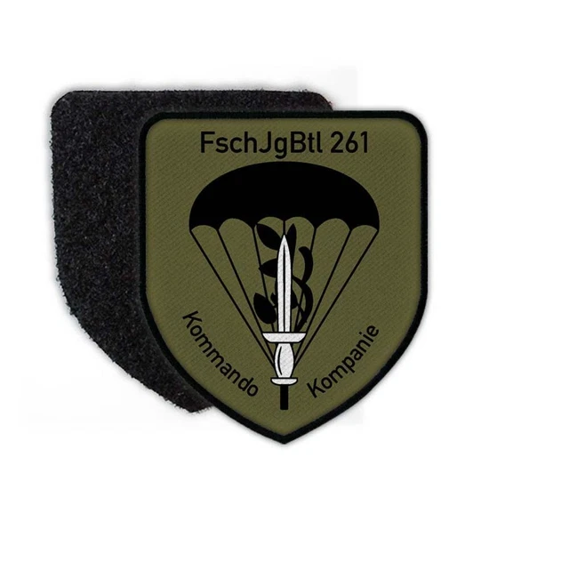 PATCH FSCHJGBTL 261 Kommando Kompanie Bundeswehr Fallschirmjäger #25013 ...