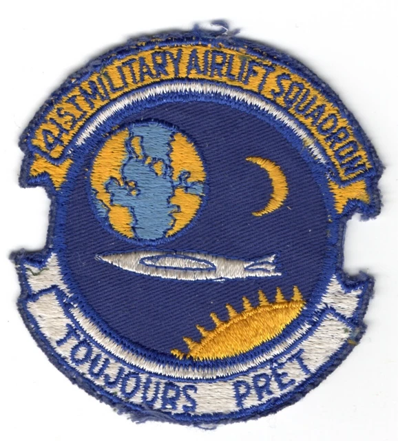 OLD USAF PATCH - 41st Military Airlift Squadron / 437th MAW ...