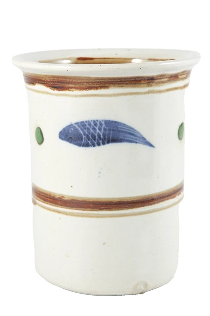 VINTAGE STUDIO ART Pottery Cylinder Vase Signed Sam Uhlick Handcrafted ...