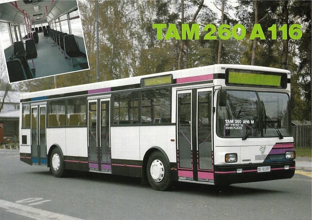 BUS DATA SHEET - TAM - 260 A 116 Modern City Bus - Brochure (Slovenia ...