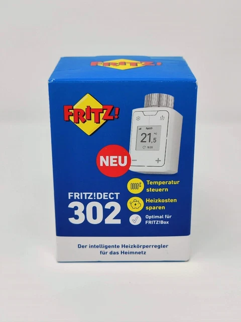 AVM FRITZ!DECT 302 Heizkörperthermostat Smart Home NEU & OVP £94.92 ...