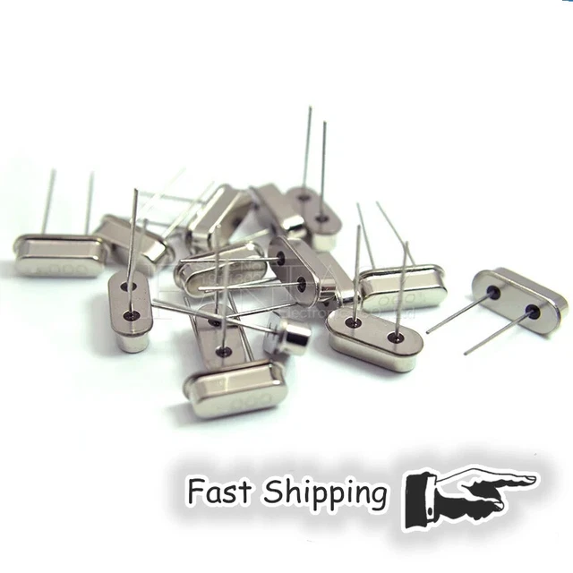 100PCS VALUES HC-49S 3.200~75MHz Crystal Oscillator Arduino Raspberry ...