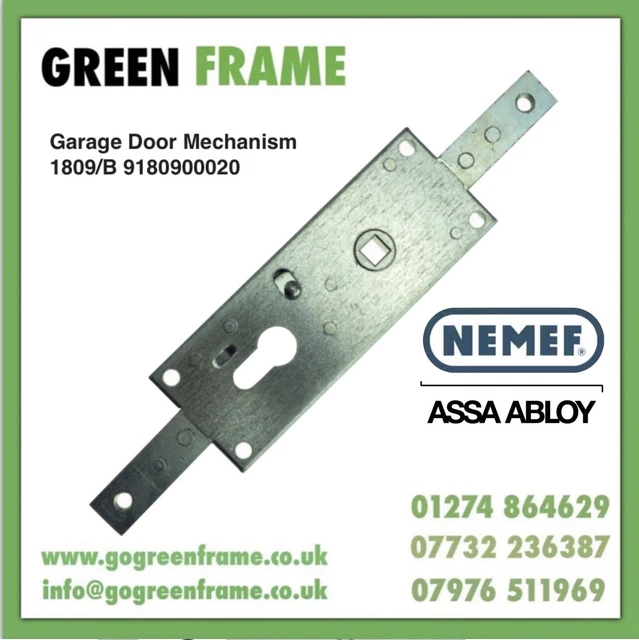 HEAVY DUTY GARAGE Door Lock Mechanism, ASSA ABLOY 1809B 9180900020 £17. ...