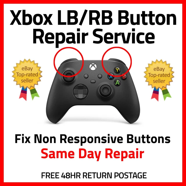 XBOX SERIES X/S Controller LB/RB Bumper Button Replacement Service £14. ...