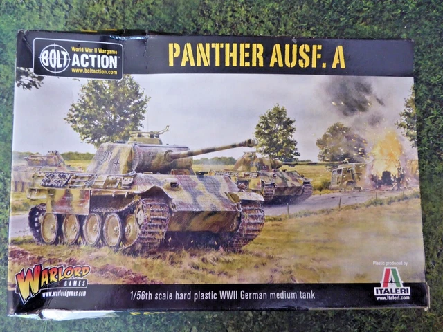 PANTHER AUSF.A WW2 German Tank Kit Warlord Bolt Action 28mm £24.99 ...