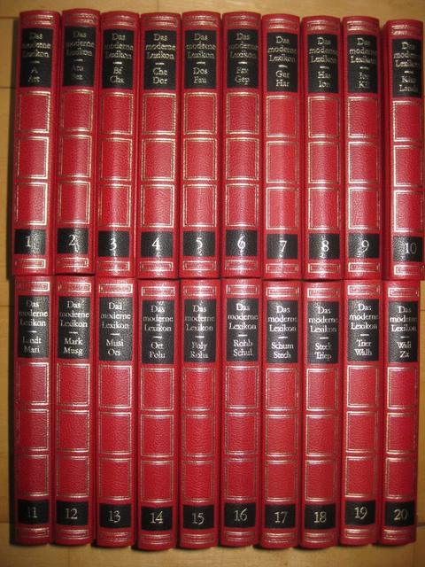 DAS MODERNE LEXIKON, Bertelsmann Lexikon 20 Bände, Kultbücher, Portofrei EUR 15,90 - PicClick DE