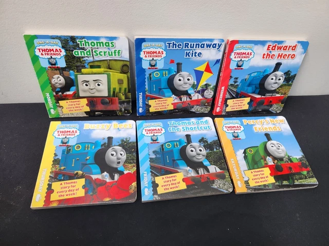 THOMAS THE TANK Engine Book A Day Board 6 Book Bundle Free Post ...