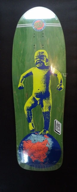 SANTA CRUZ SKATEBOARD Deck Salba Baby Stomper Re-Issue Green Old School ...