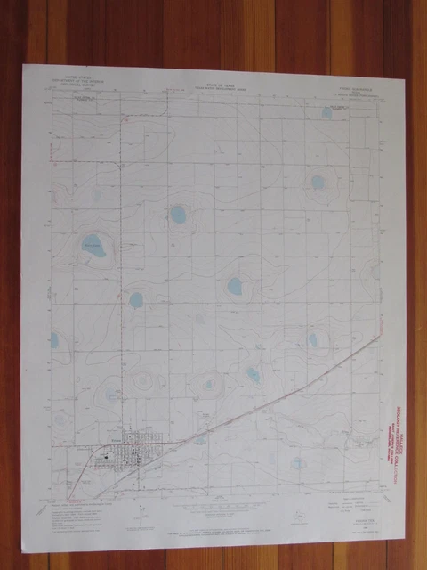 FRIONA TEXAS 1968 Original Vintage USGS Topo Map $39.95 - PicClick