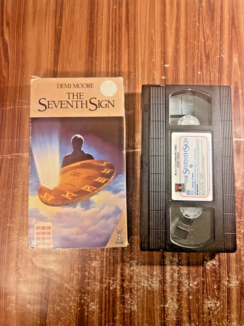 THE SEVENTH SIGN VHS 1988 Demi Moore Horror Sci-Fi Trhiller Movie 80's ...