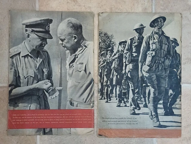 ORIGINAL WW2 BOOKS The Battle Of Egypt + The Army At War Tunisia ...