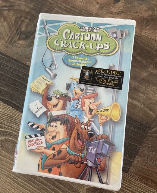 CARTOON NETWORK CARTOON Crack-Ups (VHS, 2001) RARE Cartoon Episode Mix ...