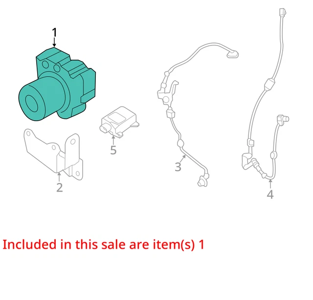 ABS PUMP ANTI-LOCK Brake Part Modulator Assembly ABS Fits 12-13 ACCENT ...
