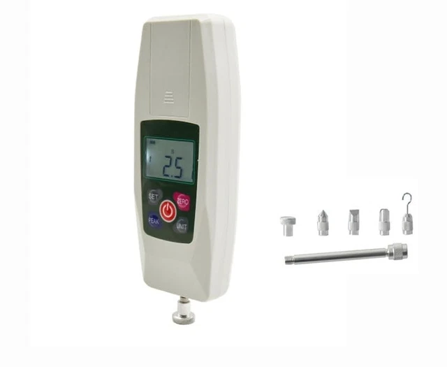 DIGITAL FORCE METER Force Dynamometer Push Pull Gauge with 50N 5kg 11lb ...