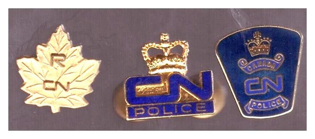 CN TRAIN PINS: R CN maple leaf; 2 diff. CN Police $8.00 - PicClick CA