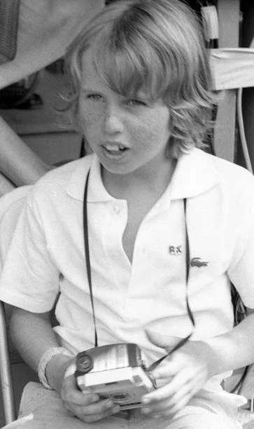 CHRISTOPHER KENNEDY AT Robert F Kennedy Pro-Celebrity Tennis - 1973 Old ...