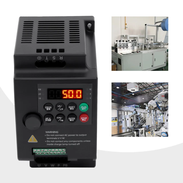 2.2KW 3HP 380V Variable Frequency Inverter Frequenzumrichter VFD Dreiphasen DHL EUR 126,44 ...