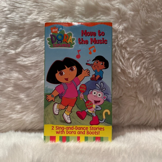DORA THE EXPLORER Move to the Music VHS Tape 2002 Nick Jr Paramount ...