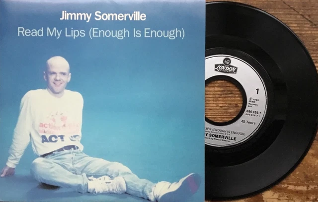 VINYL FRENCH SP Jimmy Somerville Read My Lips/And You Never Thought ...
