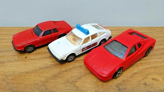 VINTAGE CORGI CARS FERRARI Testarossa JAGUAR XJ-S ROVER 3500 POLICE XJS ...