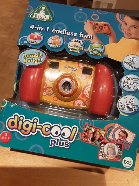 ELC DIGI-COOL PLUS Digital Camera Childrens TOY complete box case lead ...