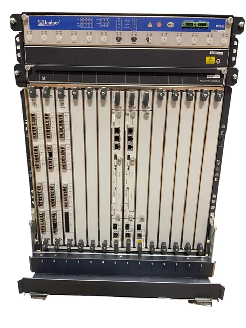 JUNIPER MX960 ROUTER 2x RE-S-1800X4-16G, 3x SCBE-MX, 3x MPC32-16XGE ...