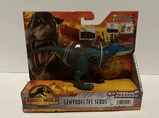 JURASSIC WORLD DOMINION Extreme Damage GENYODECTES SERUS Dinosaur Dino ...