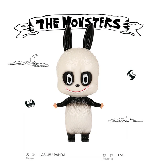 LABUBU KASING LUNG How2work The Monsters Sofubi Labubu Figure Panda ...