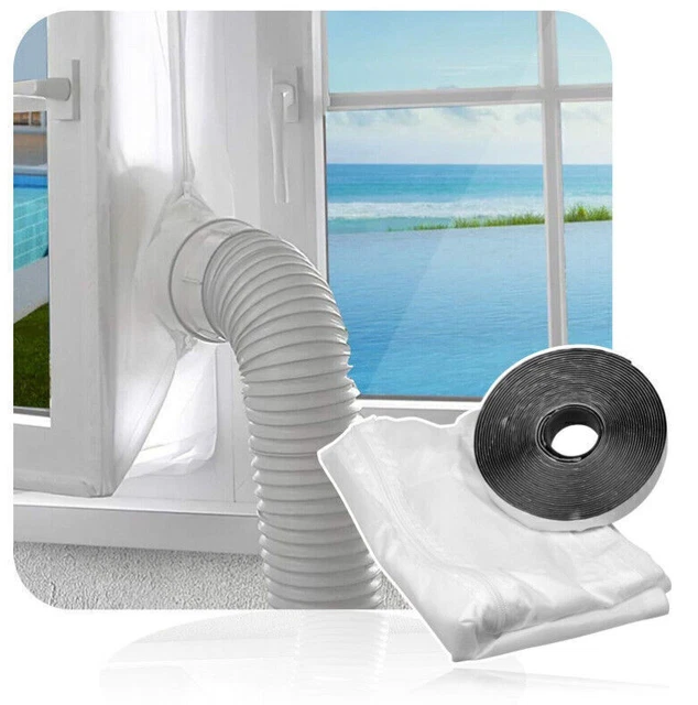 AIR LOCK WINDOW Seal Kit for Home Living Room Mobile Air Conditioning ...