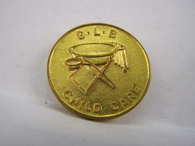 PIN BADGE GLB Girls Life Brigade 'Child Care' award 2141 $18.95 ...