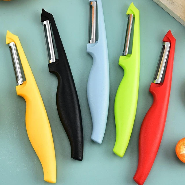 KITCHEN FRUIT AND Vegetable Peeler Long Handle Fruit Veggie Carrot Easy ...