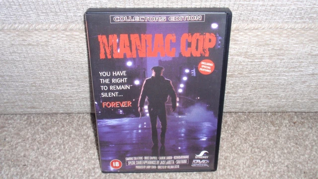 MANIAC COP DVD 1988 Collector's Edition Brutal 80s Gory Slasher Horror GreatCast EUR 8,71 ...