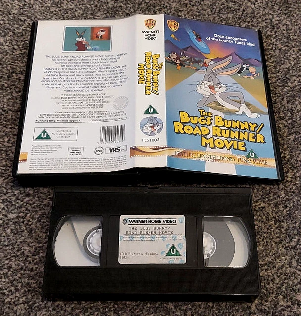THE BUGS BUNNY Road Runner Movie Wile E Coyote Pal Vhs Video Kids ...