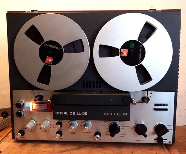 UHER ROYAL DE LUXE 2944 Tonband-Gerät 4 Spur Vintage HiFi Stereo Tape ...