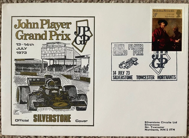JOHN PLAYER GRAND Prix Official Silverstone 1973 Dawn First Day Cover £ ...