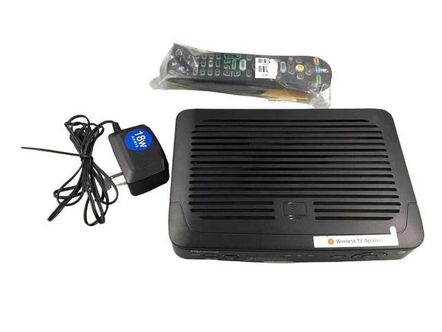 AT&T U-VERSE ARRIS VIP 2500 Wireless Receiver, Power Supply and Remote ...