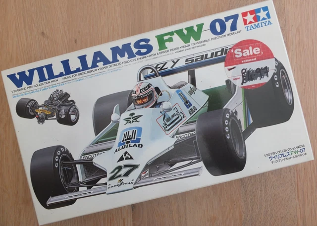 TAMIYA 20064 - Williams Fw-07 F1 Gp Car - 1/20 Scale Model Kit £49.99 ...