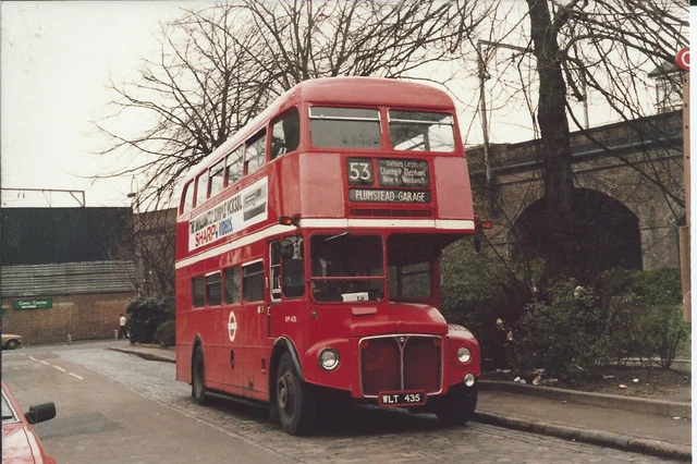 LONDON BUS PHOTO - RM435 (NX) route 53 £0.75 - PicClick UK