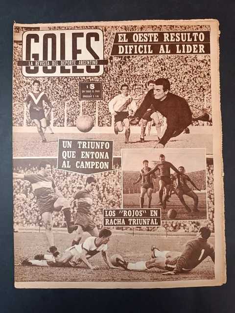 RIVISTA GOLES FOOTBALL Argentino n. 778 (1963) Lider EUR 20,00 ...