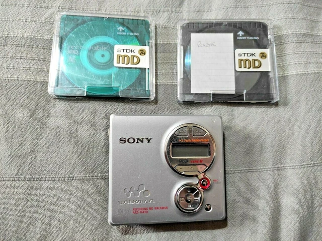 SONY MINIDISC WALKMAN MZ-R410 MDLP Type-R Recorder Mini Disc & Extras £ ...